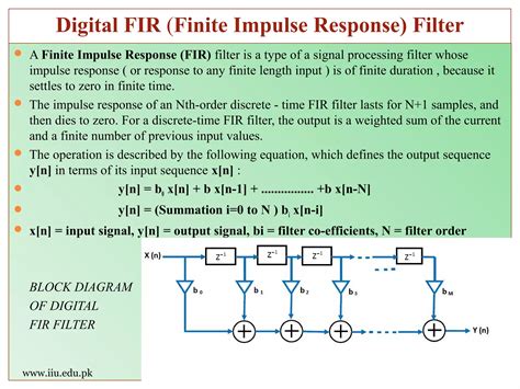 Fpga 11 Sequence Detector Fir Iir Filter Ppt Digital Audio Computer Software And Applications