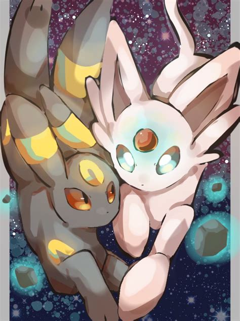 Umbreon And Espeon Pokemon Drawn By Hp Car Nxrq S Q Danbooru