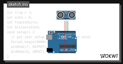 Distance Measurement Wokwi Esp32 Stm32 Arduino Simulator