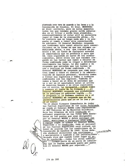 La Caída De Puerto Argentino La Discusión Entre Galtieri Y Menéndez Por El Fin De La Guerra Y