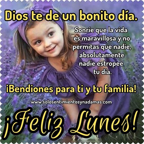 Feliz Lunes Bendiciones