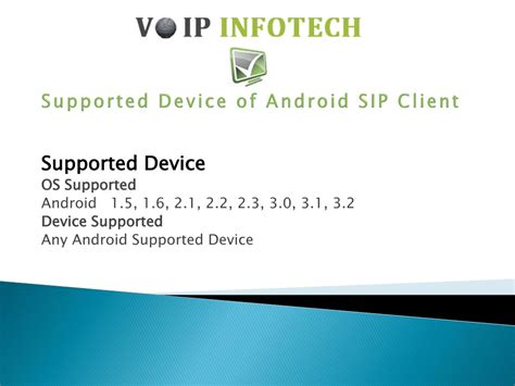 Ppt Voip Android Sip Client For Android Users Powerpoint Presentation