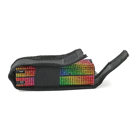 Buy Closeout Rainbow Rhinestone Stun Gun And Pepper Spray At Shoplc