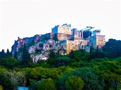 그리스관광여행 아크로폴리스 아테네 산정상 아크로폴리스뒤편 사진 이미지 일러스트 캘리그라피 파랑작가