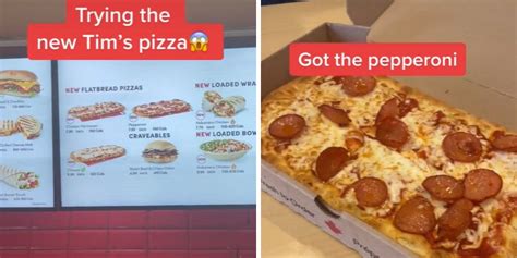 Tim Hortons Is Testing Flatbread Pizzas In Canada And Heres What We Know About Getting One Narcity