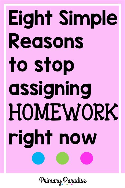 Why I Ll Never Assign Homework Again Artofit