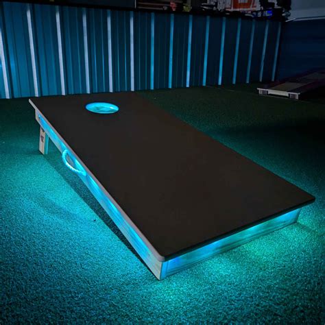 Multi Color Battery Operated Cornhole Led Border And Hole Lights Set Of 2