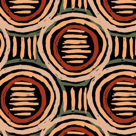 Abstract Geometric Circle Seamless Pattern 65657345 Vector Art At Vecteezy