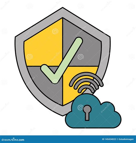 Security Data Technology Stock Vector Illustration Of Interface 145434022