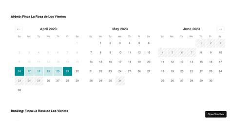 React Dates Calendar With Online Reservations From Airbnb Codesandbox