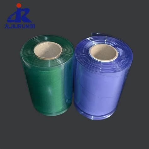 블루 투명 Pvc 비닐 롤 스트립 커튼 롤 위치를 도보 및 입구