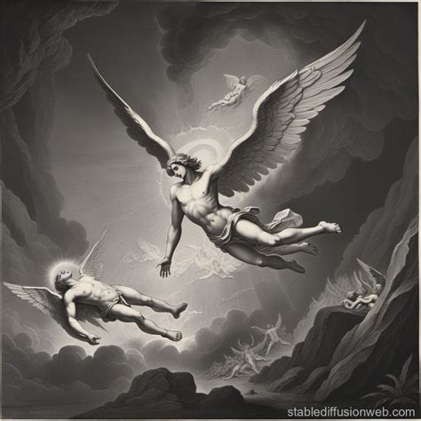 Paradise Lost One Male Fallen Angel Get Fired The Heaven And Falling