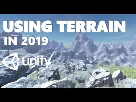 HOW TO USE THE NEW TERRAIN IN IN UNITY TUTORIAL YouTube