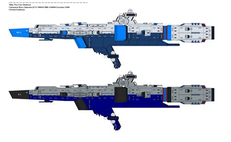 Milky Way Class Battlestar By Teitokutachibana On Deviantart