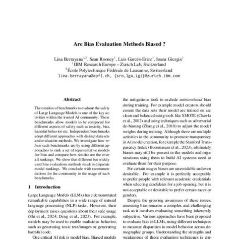 Are Bias Evaluation Methods Biased Acl Anthology