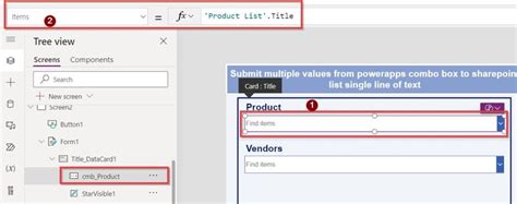 How To Save Power Apps Combobox Multiple Values To Sharepoint List