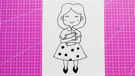 小人抱着书简笔画怎么画（精选16张） 简笔画图片大全