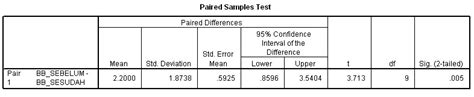 Spss Paired Sample T Test ~ Warta Ilmu