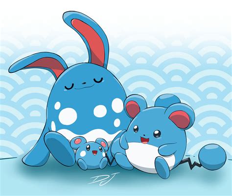 Azurill Marill Azumarill By Djthepokemen On Deviantart
