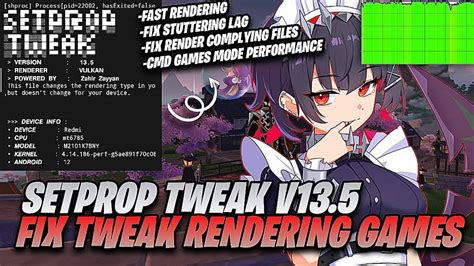 MODULE NO ROOT KALAH KODE SETPROP TWEAK PERFORMANCE V13 5 FOR ALL GAMES AND WORK ALL DEVICES