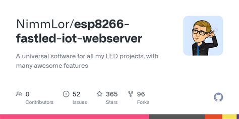Github Nimmlor Esp Fastled Iot Webserver A Universal Software
