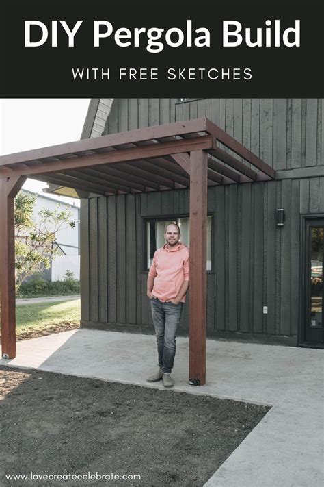 How To Build A Pergola Attached To The House Lindi Russ