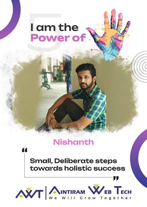 Nishanth S On Linkedin Powerof5 Aintiramwebtech Teammotivation Selfmotivation