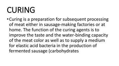 The Process Of Salting And Curingpptx