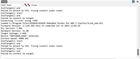 External J Link To Flash Nrf52840 Dk Chip Nordic Qanda Nordic Devzone