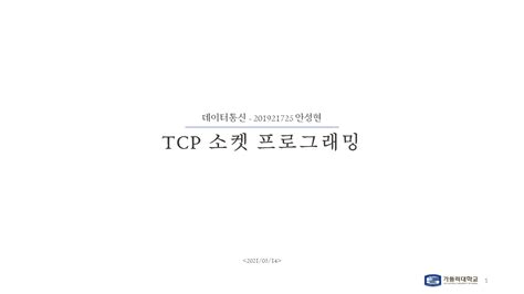 실습 Tcp 소켓 프로그래밍 Sha Computing