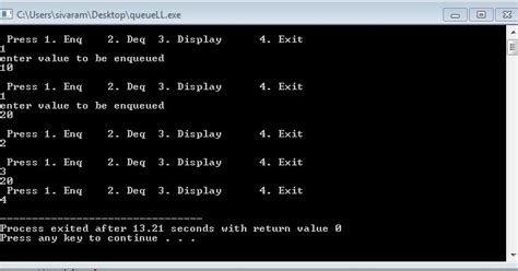 technology blog c program to implement queue using single linked list