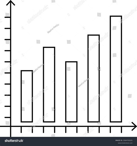 Simple Bar Graph Vector Data Illustration Stock Vector Royalty Free