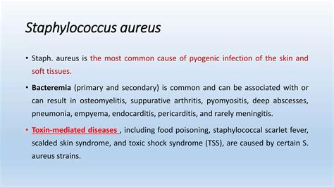 Staphylococcal Infections In Pediatricsmaster And Mdpptx