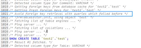 mysql incorrect missing foreign key for innodb tables · issue 1028 · heidisql heidisql · github