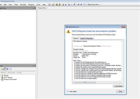 Unable To Connect To Metadata From Eg Sas Support Communities