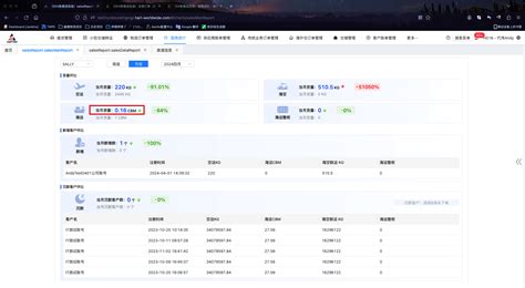 Bug 3123 【图表统计 销售人员周月报】货量环比“海运”处的数据，将“海运整柜”的计费重也统计进去了 物流管理系统 禅道