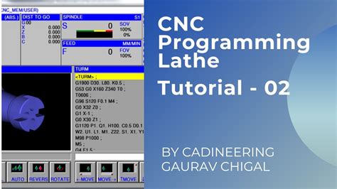 Cnc Programming Lathe Tutorial 2 Cnc Key Letters G And M Codes And