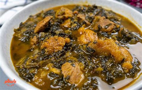 طرز تهیه خورشت آلو اسفناج مجلسی با گوشت، مرغ و بوقلمون