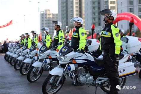 攒劲！武威交警铁骑上路啦！澎湃号·政务澎湃新闻 The Paper