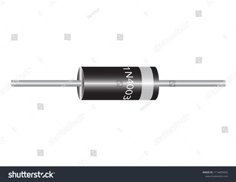 Diode Semiconductor Device Having Two Contacts Stock Vector Royalty Free 1114403456 Shutterstock