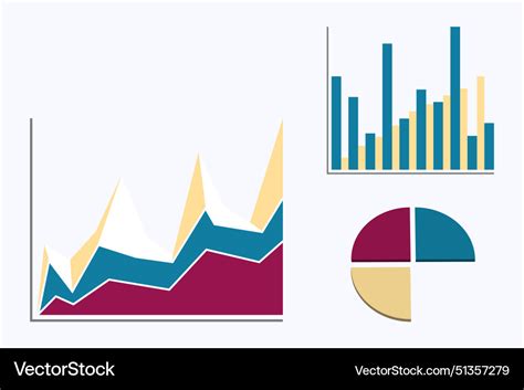 Business Histogram Infographics For Data Analysis Vector Image