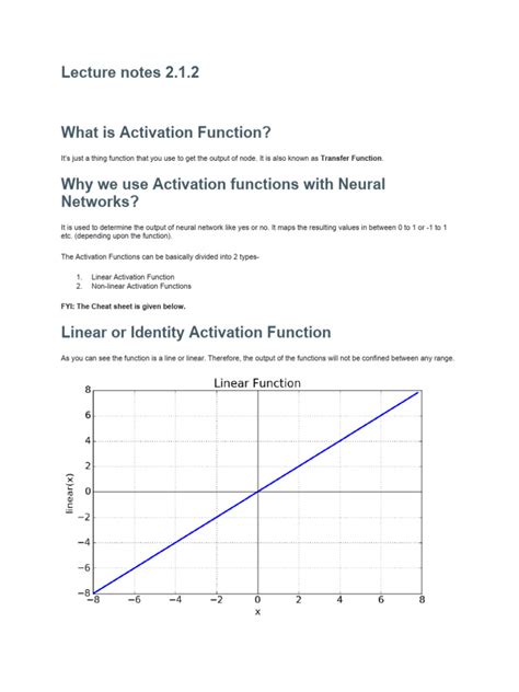 Lecture 212activation Function Pdf Derivative Function Mathematics