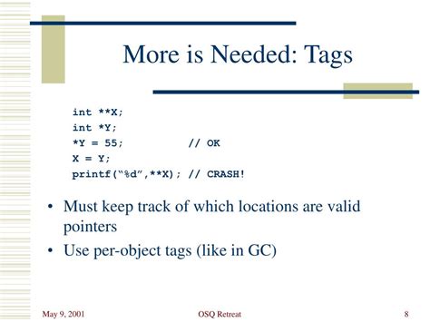 Ppt Run Time Type Checking For Pointers And Arrays In C Powerpoint