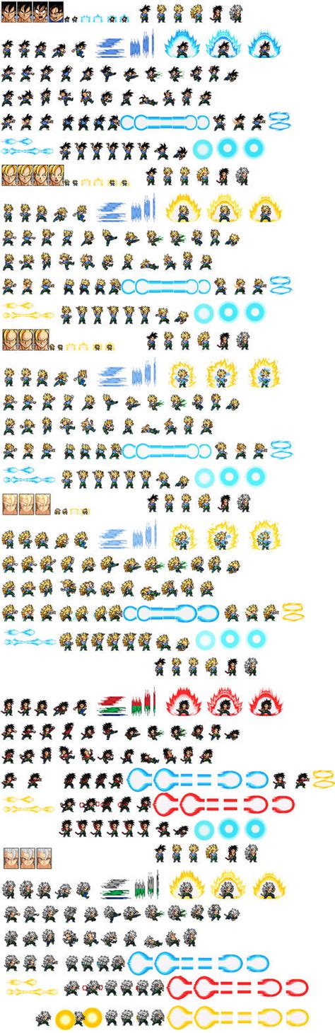 Goku Af Full Lswi Sprite Sheet By Theerogard On Deviantart
