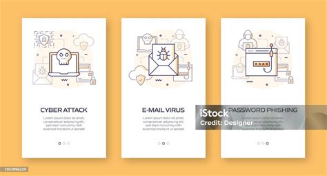 데이터 보안 및 사이버 보안 개념 평면 아이콘이 있는 모바일 앱 페이지 화면을 켜십시오 Ux Ui 디자인 템플릿 벡터 일러스트레이션 0명에 대한 스톡 벡터 아트 및 기타