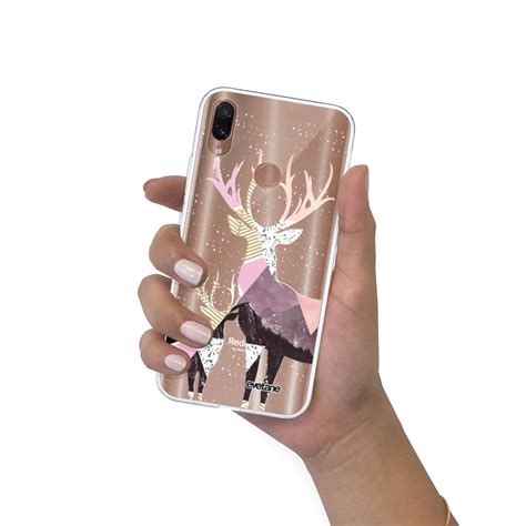 Sur Coque Souple Pour Xiaomi Redmi Note Cerfs Motifs Evetane Coque Et Tui
