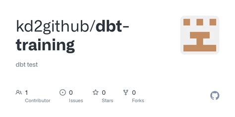 github kd2github dbt training dbt test