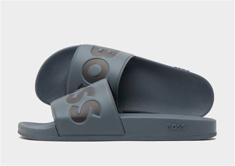 Grey Boss Sean Slides Jd Sports Global