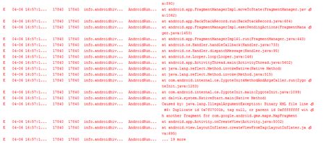java unable to resume activity null pointer exception and error