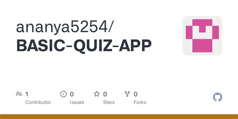 github ananya5254 basic quiz app